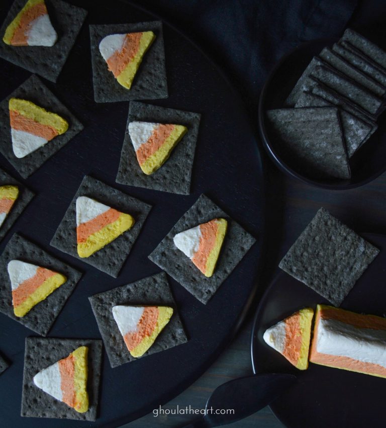 Candy Corn Cheese Spread – Ghoul at Heart